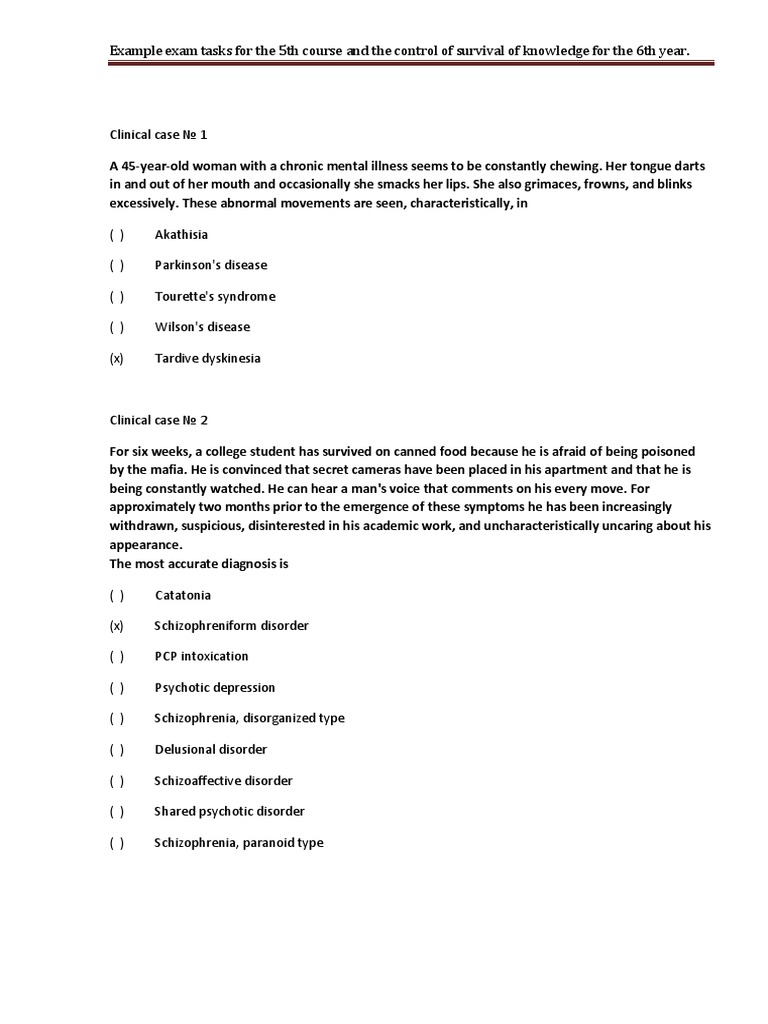 Mental Health Diagnosis Case Studies: Examples of Clinical Cases ...
