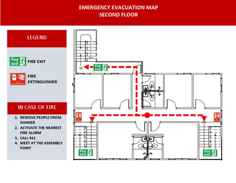2nd Floor Evac Plan | PDF