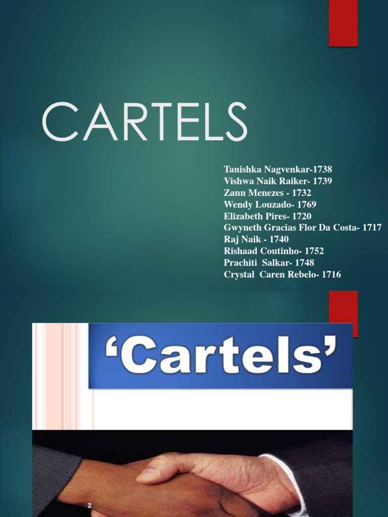 ECO PRESENTATION Cartels | PDF | Opec | Cartel