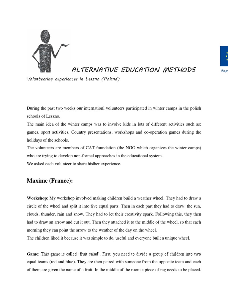 Alternative Education Methods | PDF