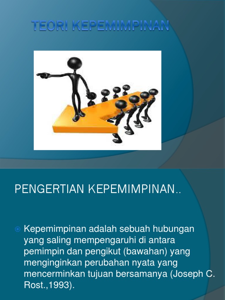 Teori Kepemimpinan | PDF