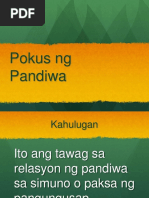 10 ARALIN 4 Pokus NG Pandiwa (Pinaglalaanan at Kagamitan) | PDF