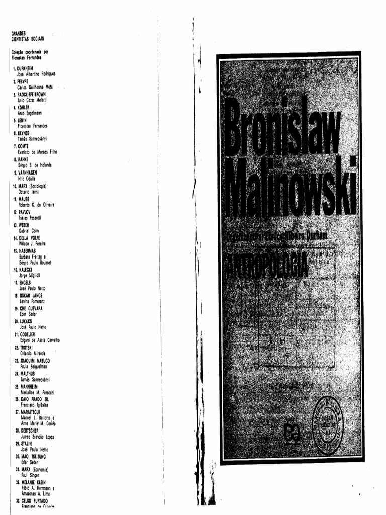 A Teoria Funcional - Malinowski PDF | PDF