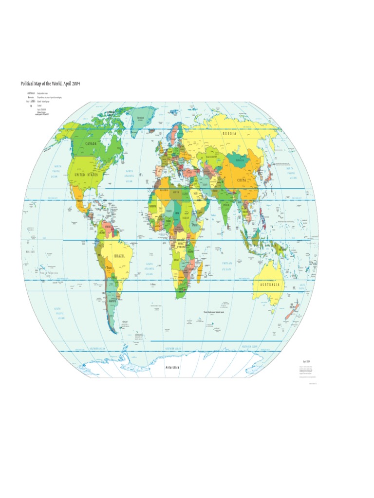 Political World PDF | PDF | Arctic Ocean | Polar Regions Of The Earth