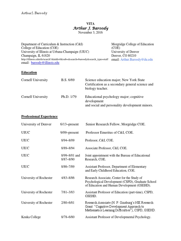 Baroody | PDF | Intellectual Disability | Early Childhood Education