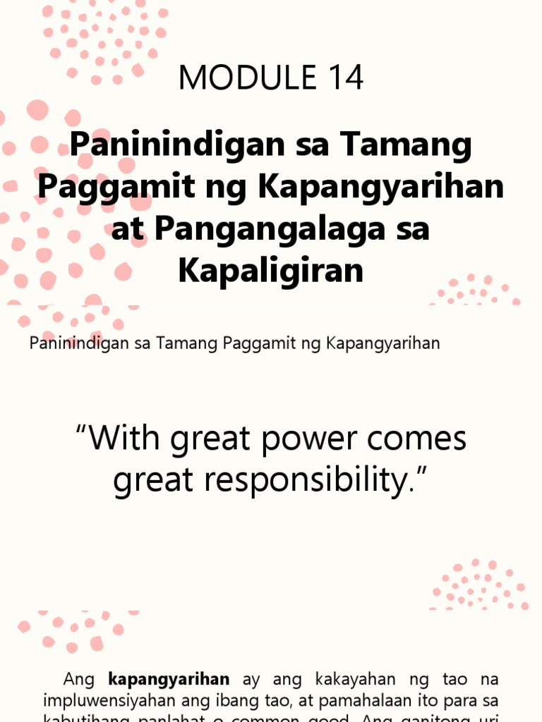 Values Module 14 | PDF