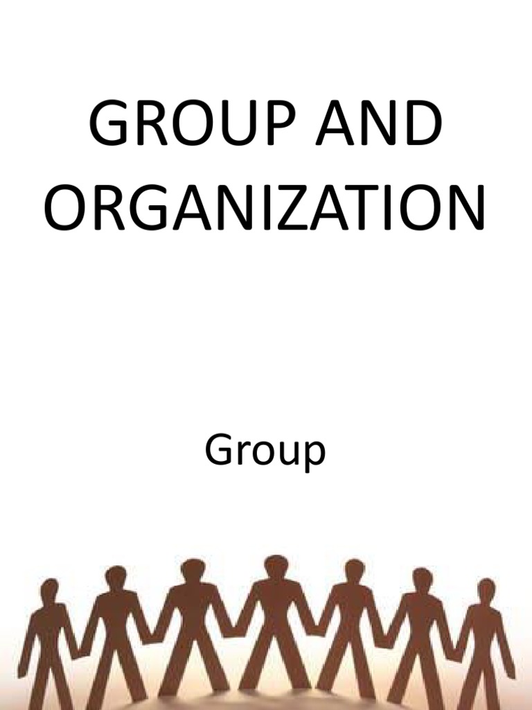 Group and Organization | PDF | Social Group | Social Capital