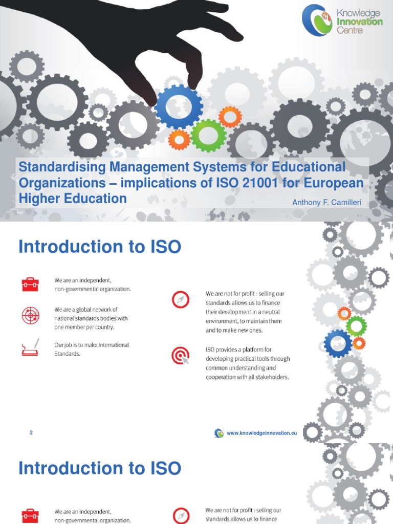 ISO 21001 Management System Standard Guide | PDF | Competence (Human ...