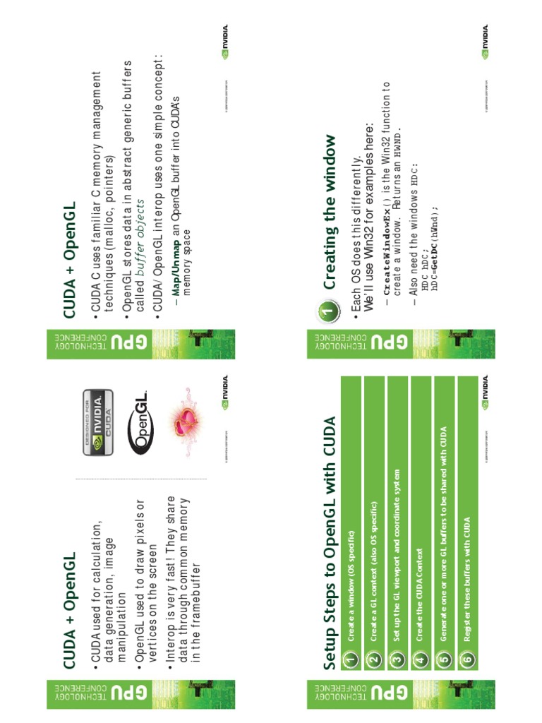 CUDA OpenGL | Download Free PDF | Shader | Texture Mapping