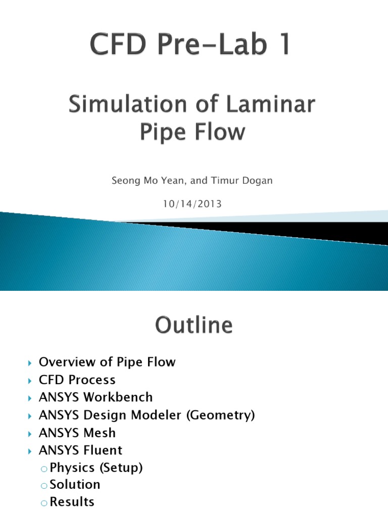 Intro Pre-Lab1 V4 | PDF | Fluid Dynamics | Computational Fluid Dynamics