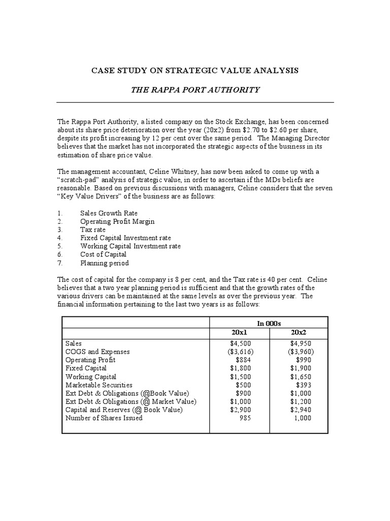 Rappaport | PDF | Cost Of Capital | Stocks
