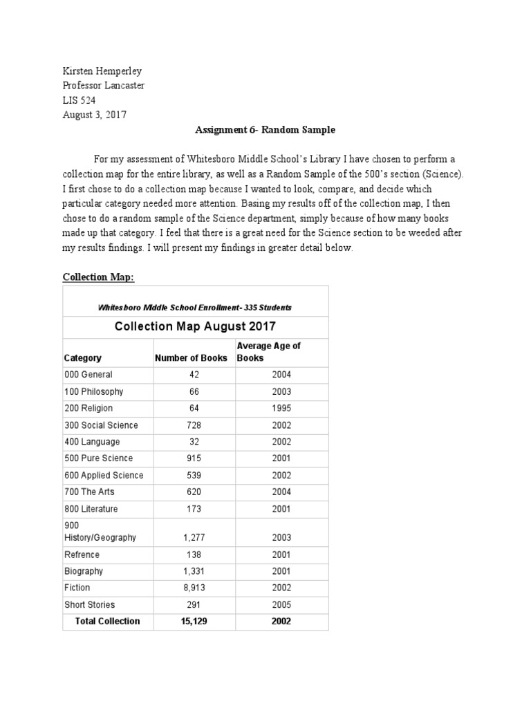 Random Sample | PDF | Earth Sciences | Libraries