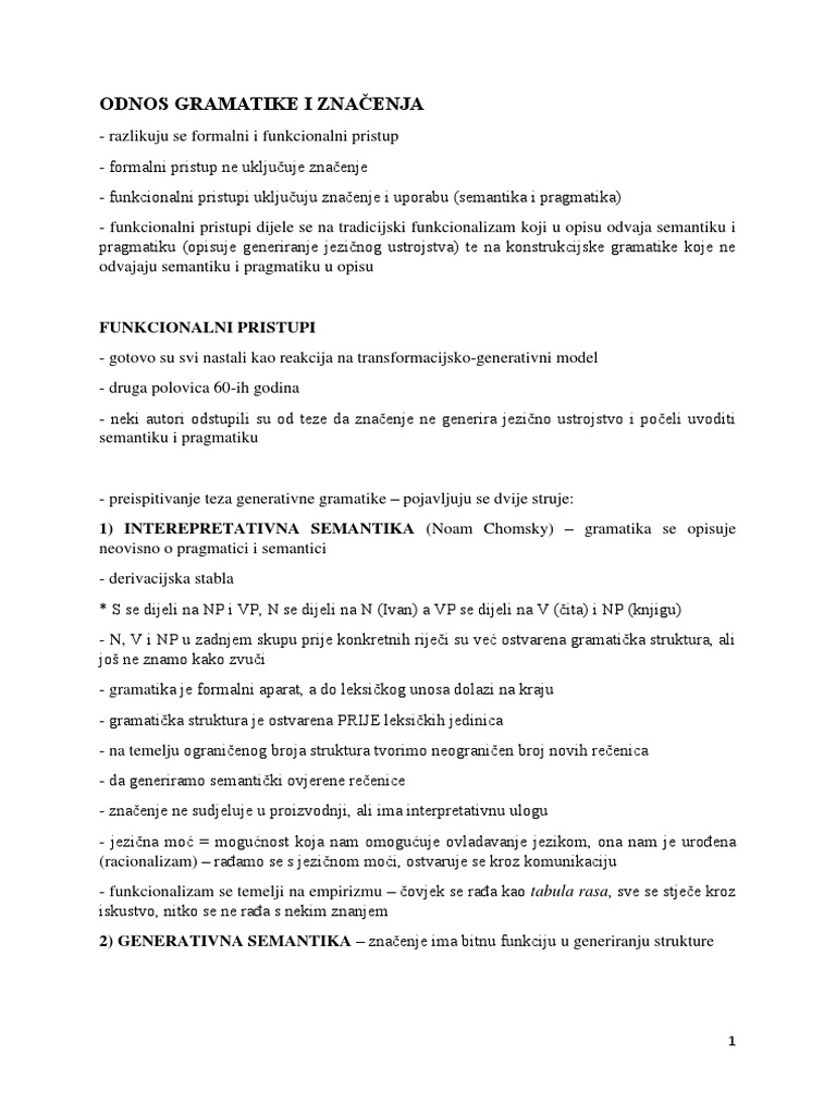 Predavanja (Skripta) | PDF