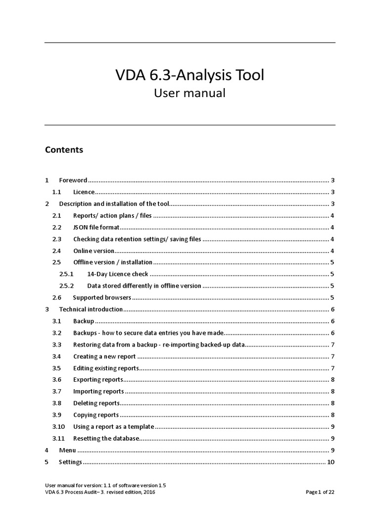 Vda 6.3 Manual | PDF | Http Cookie | Online And Offline
