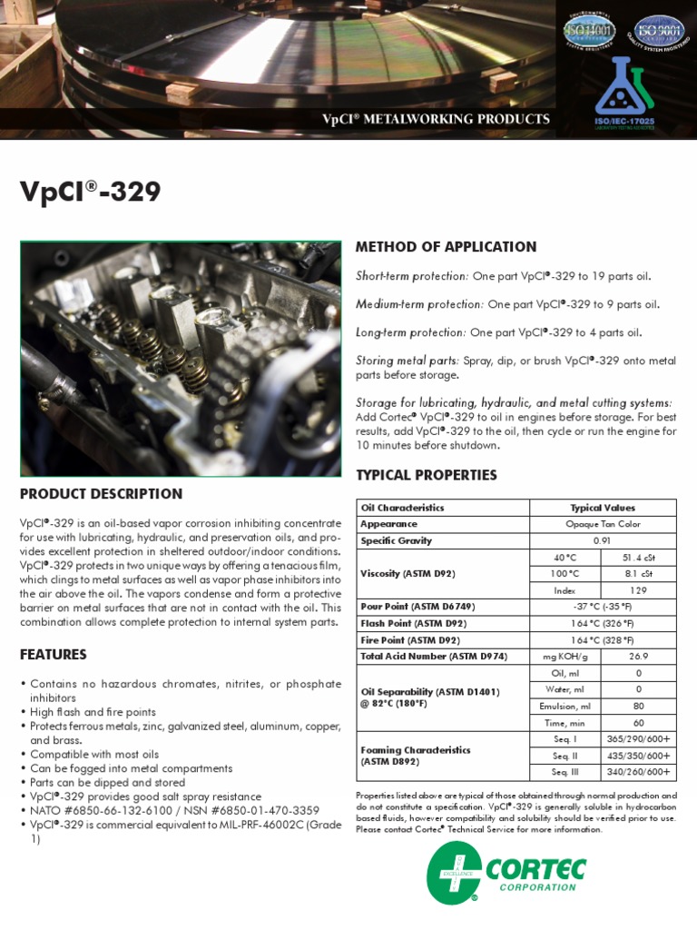 VpCI 329 | PDF | Chemistry | Materials