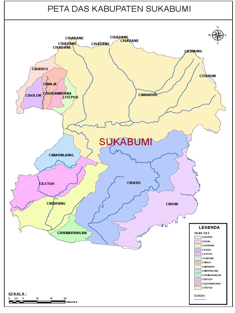 Peta DAS Sukabumi | PDF