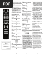 Códigos y configuración del ISEL X-59S | PDF | Control remoto | Programación de computadoras