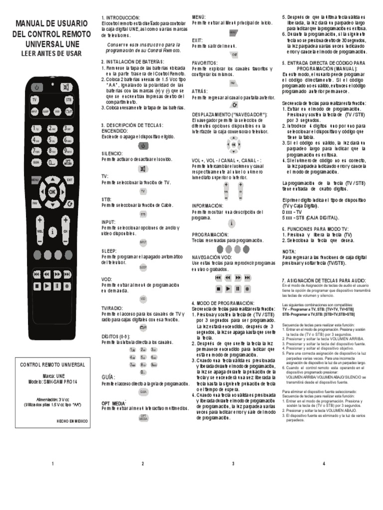 Manual Decodificador 2100 | PDF | Vídeo a la carta | Televisión