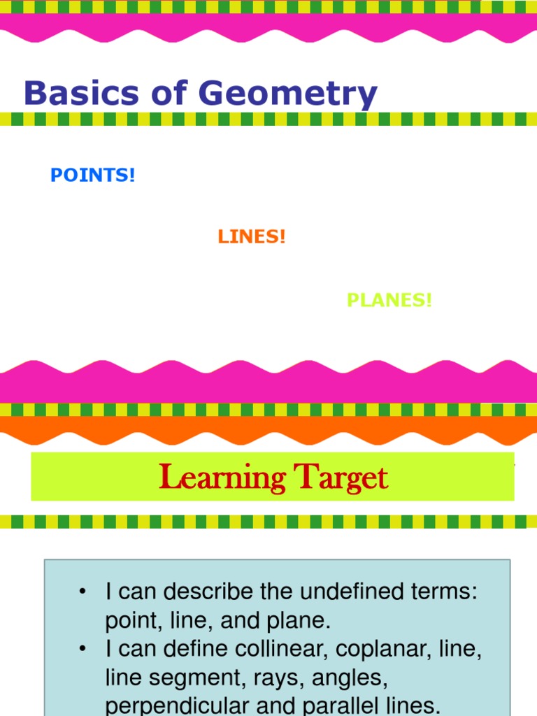 Geometry Demo | PDF | Line (Geometry) | Angle