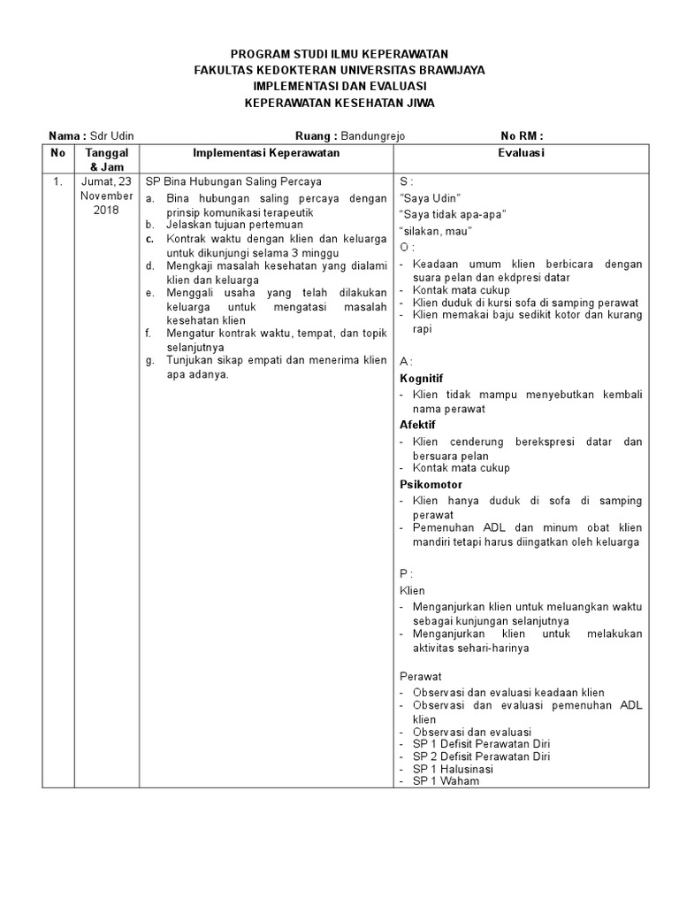 Implementasi Hari 1 BHSP | PDF