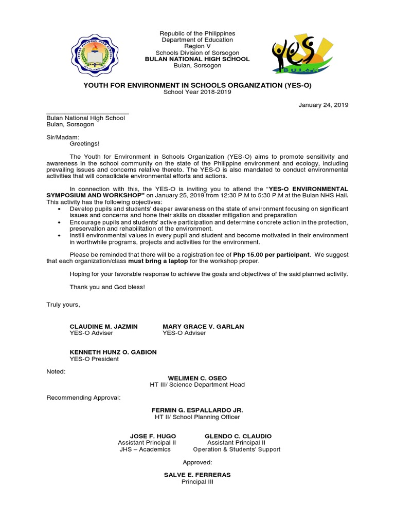 Youth For Environment in Schools Organization (Yes-O) | PDF | Behavior ...