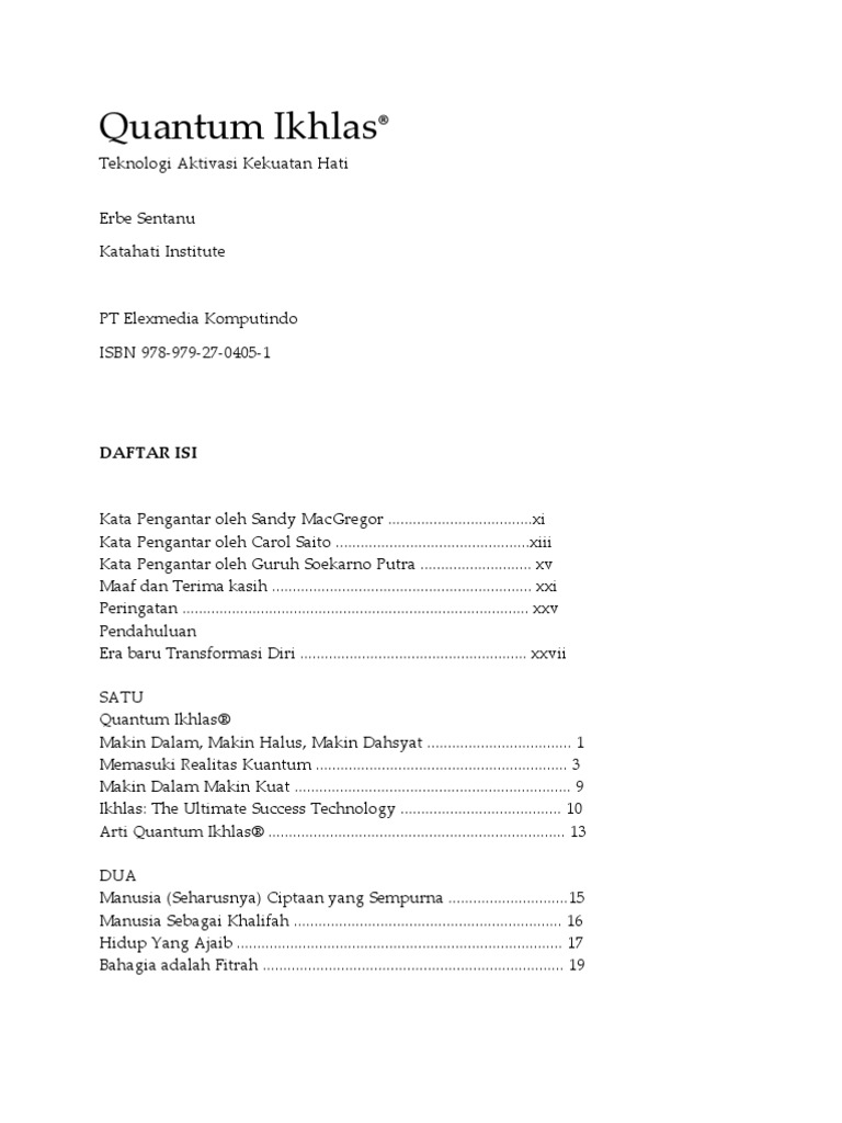 Quantum Ikhlas | PDF | Business