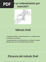 Presentación Método de Ordenamiento Shell | PDF | Estructura de datos ...