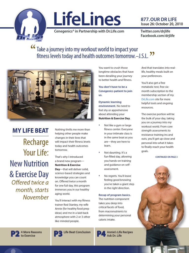 Drlifenewsletter Lifelines Issue26 | PDF | Strength Training ...