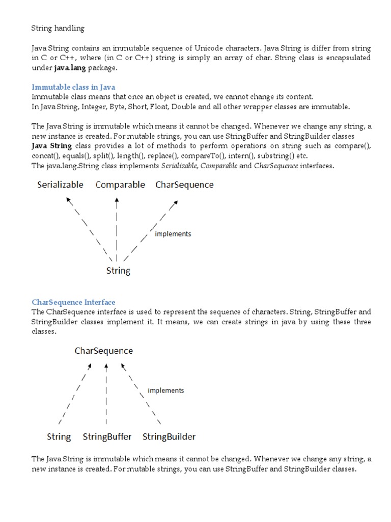 Immutable Class in Java | PDF | String (Computer Science) | Computer Data