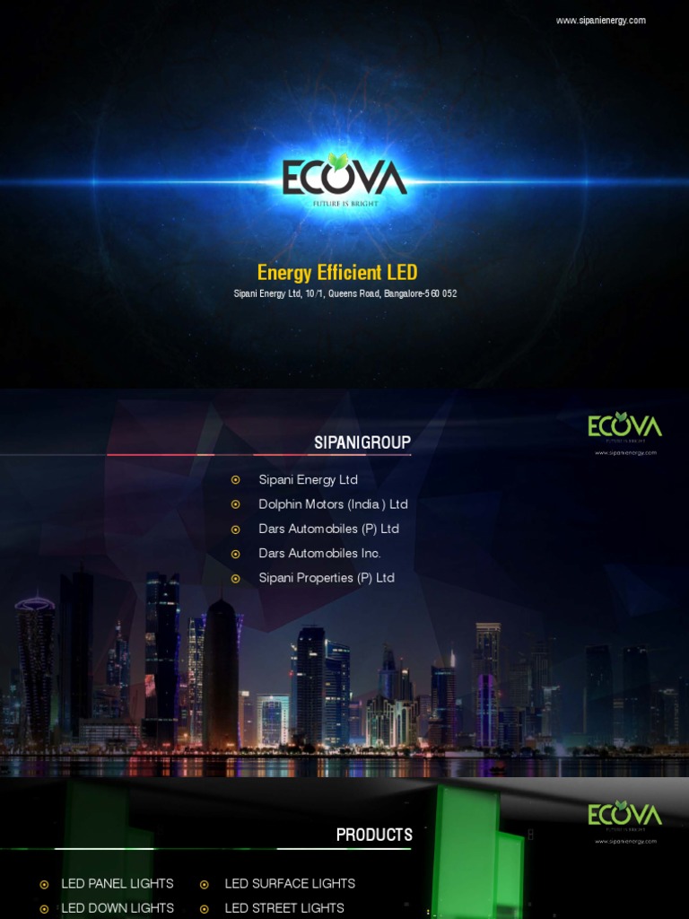 Ecova Energy Saving Presentation 2018 | PDF | Lighting | Light Emitting ...
