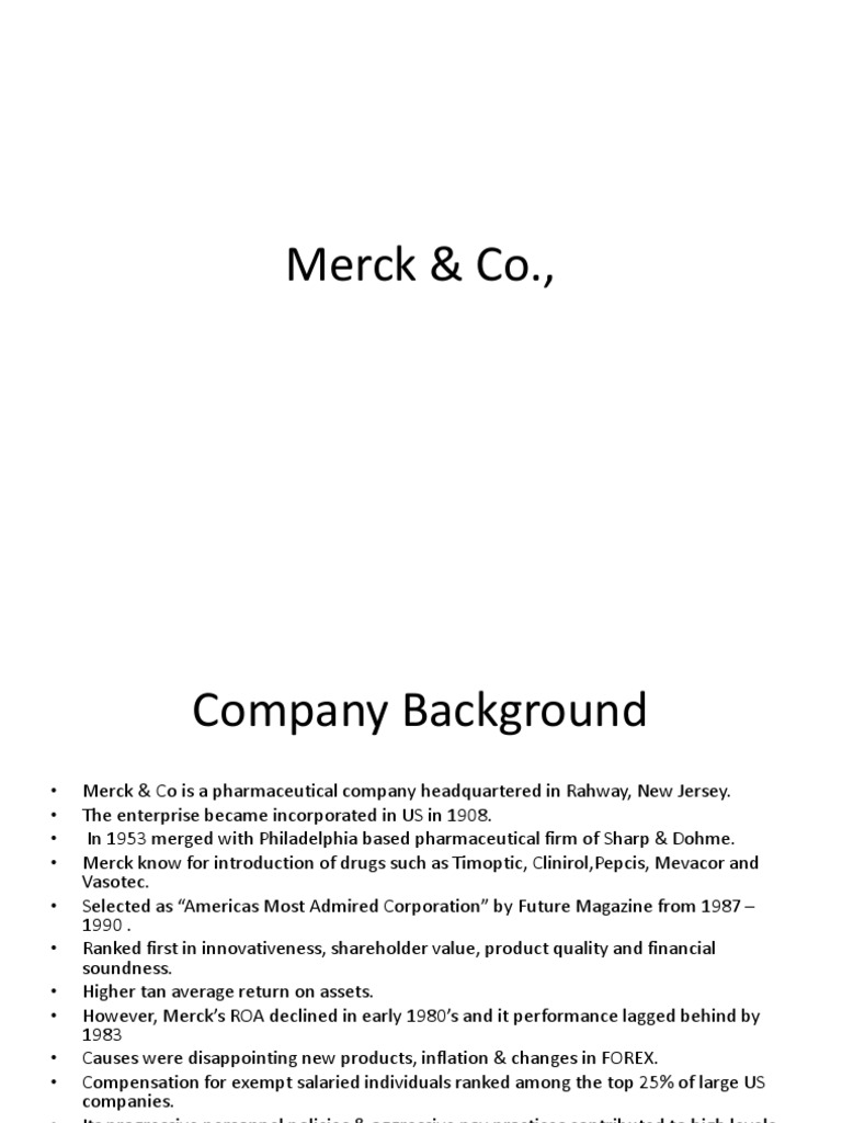 Merck P2 | PDF | Performance Appraisal | Salary