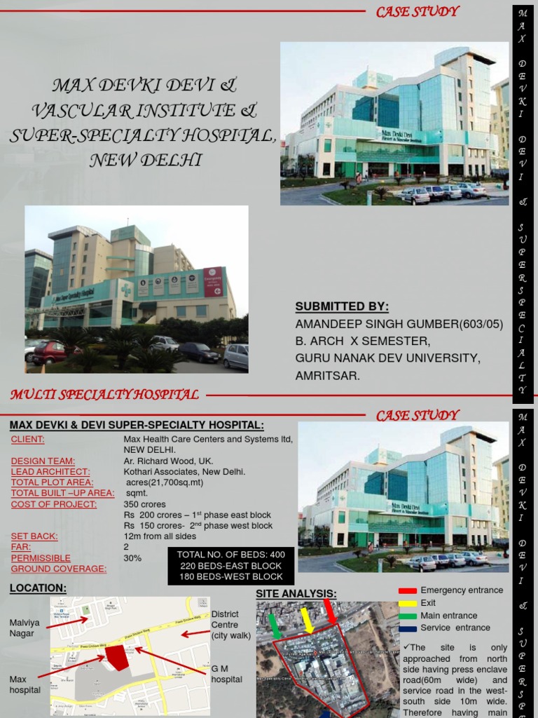 Max Devki Devi & Vascular Institute & Super-Specialty Hospital, New ...
