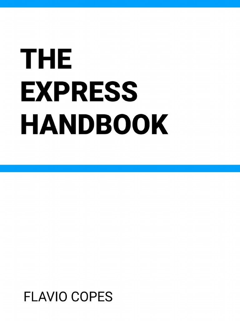 Express Handbook | PDF | Http Cookie | Hypertext Transfer Protocol