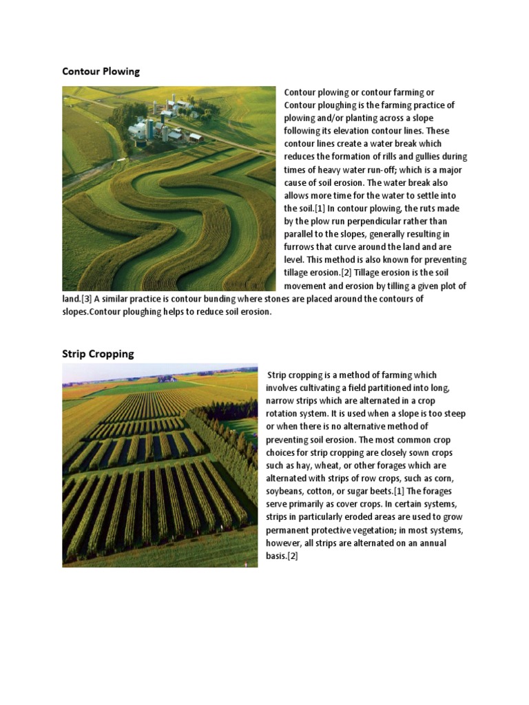 Contour Plowing | Crop Rotation | Plough