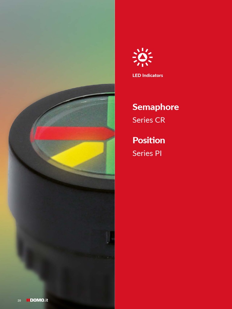 DOMO Semaphore and Position LED Indicators 201805 | PDF | Direct Current | Rectifier