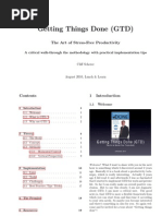 GTD-101 Workbook | PDF | Human Nature | Psychology