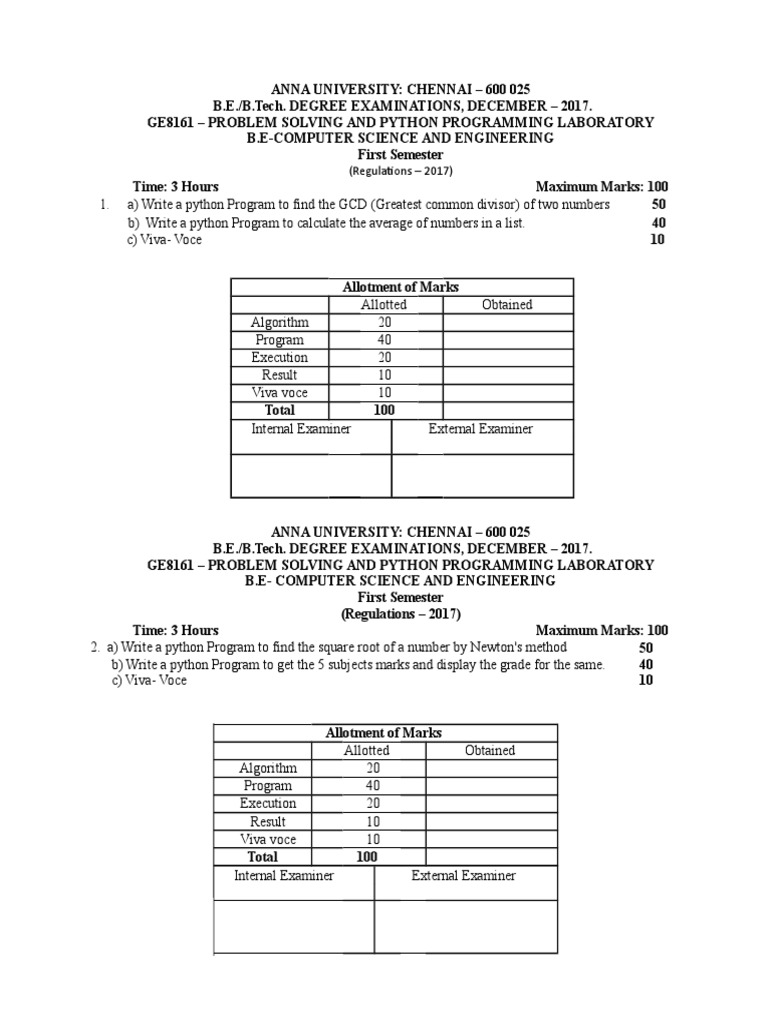 Batch1 (Set Ques) | PDF | Computer Programming | Algorithms