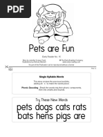 Cat on the Mat: Early Reader Guide | PDF | Young Adult