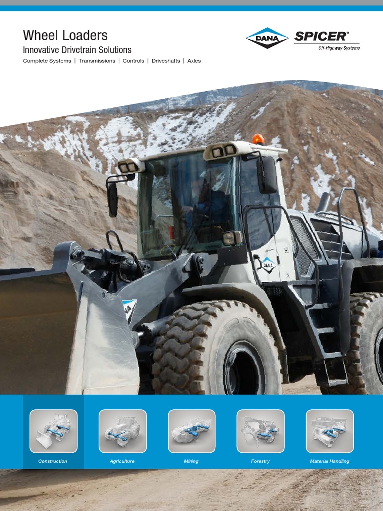 Wheel Loaders: Innovative Drivetrain Solutions | PDF | Transmission ...