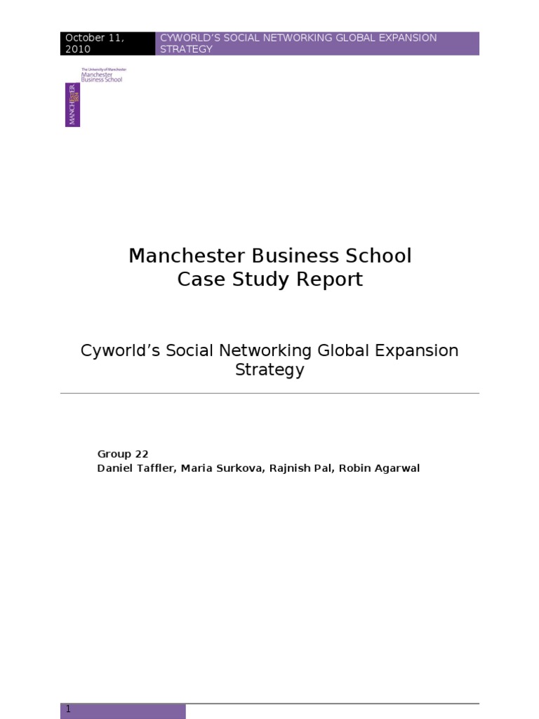 CYWORLD Case Study - 10.10.10 - Last B | PDF | Social Networking Service | Myspace