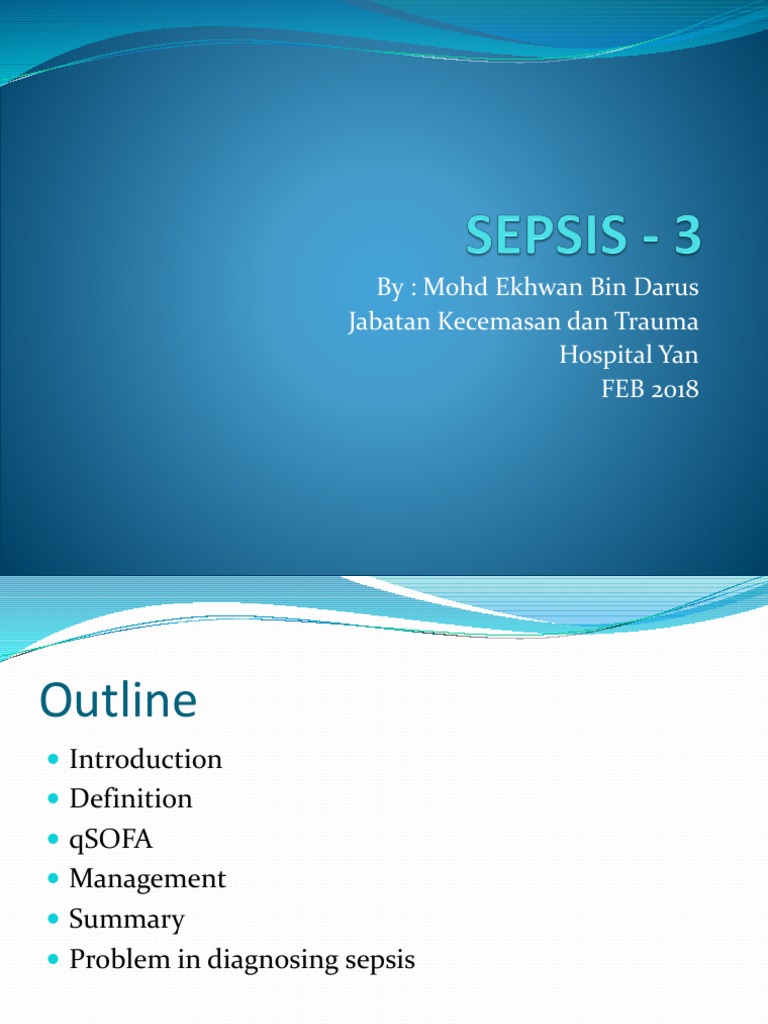 Sepsis - 3 | PDF | Sepsis | Shock (Circulatory)