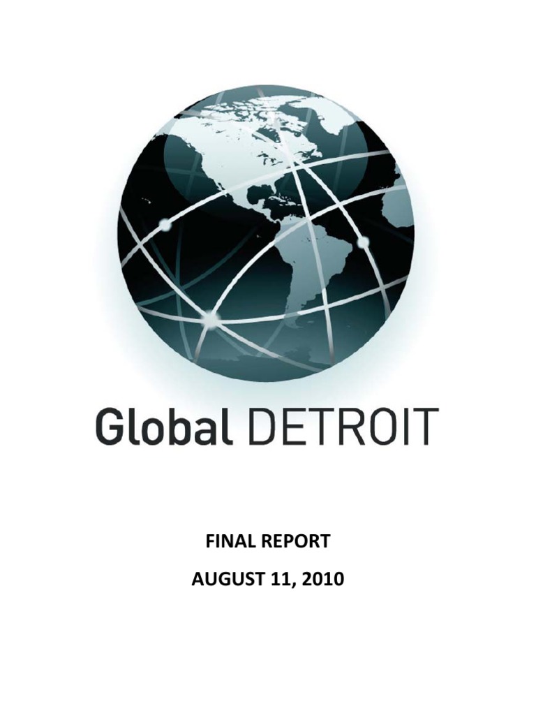 Global Detroit Full Report | PDF | Immigration | Patent Application