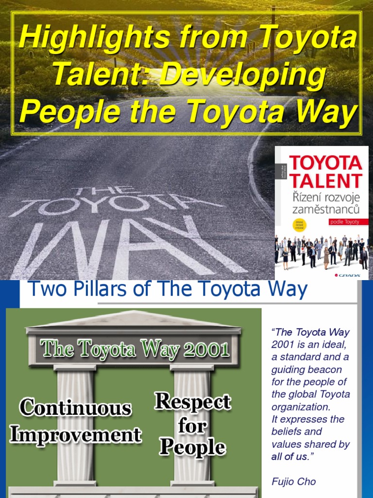 Highlights From Toyota Talent: Developing People The Toyota Way | PDF ...