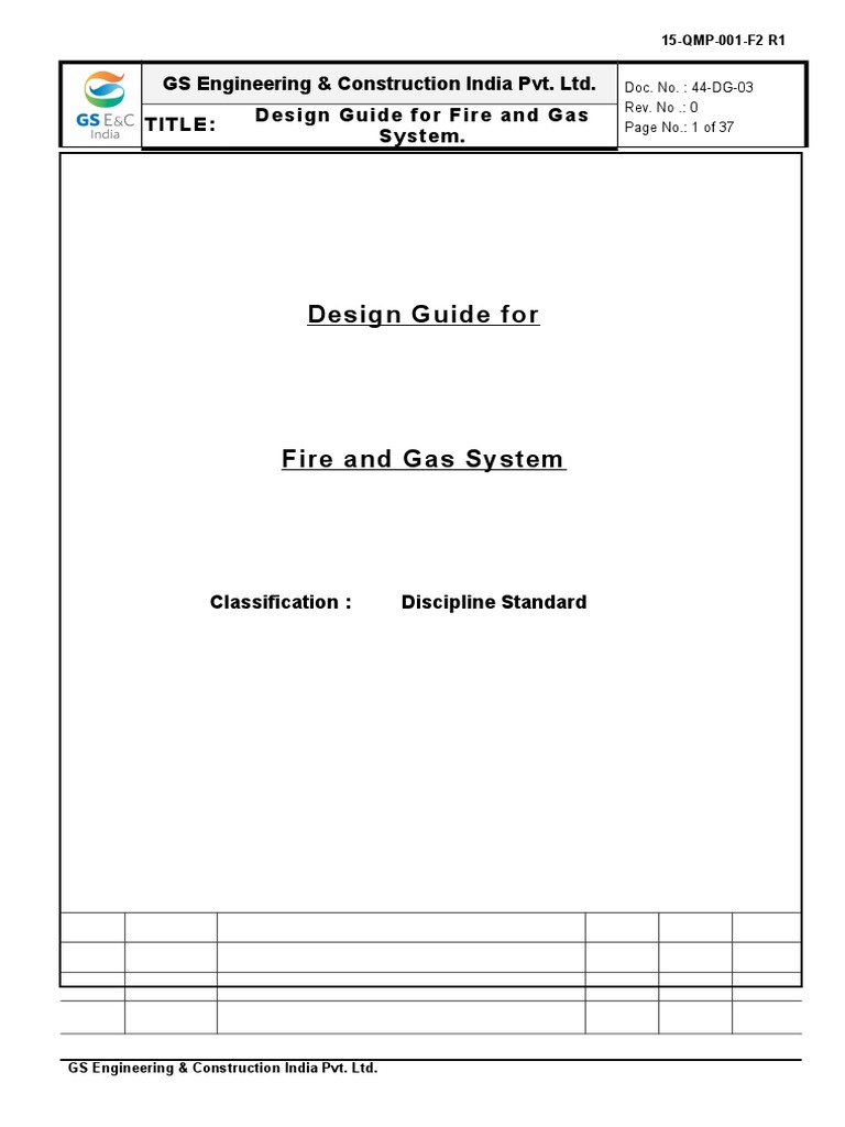 Fire and Gas System Design Guide | PDF | Ultraviolet | Smoke