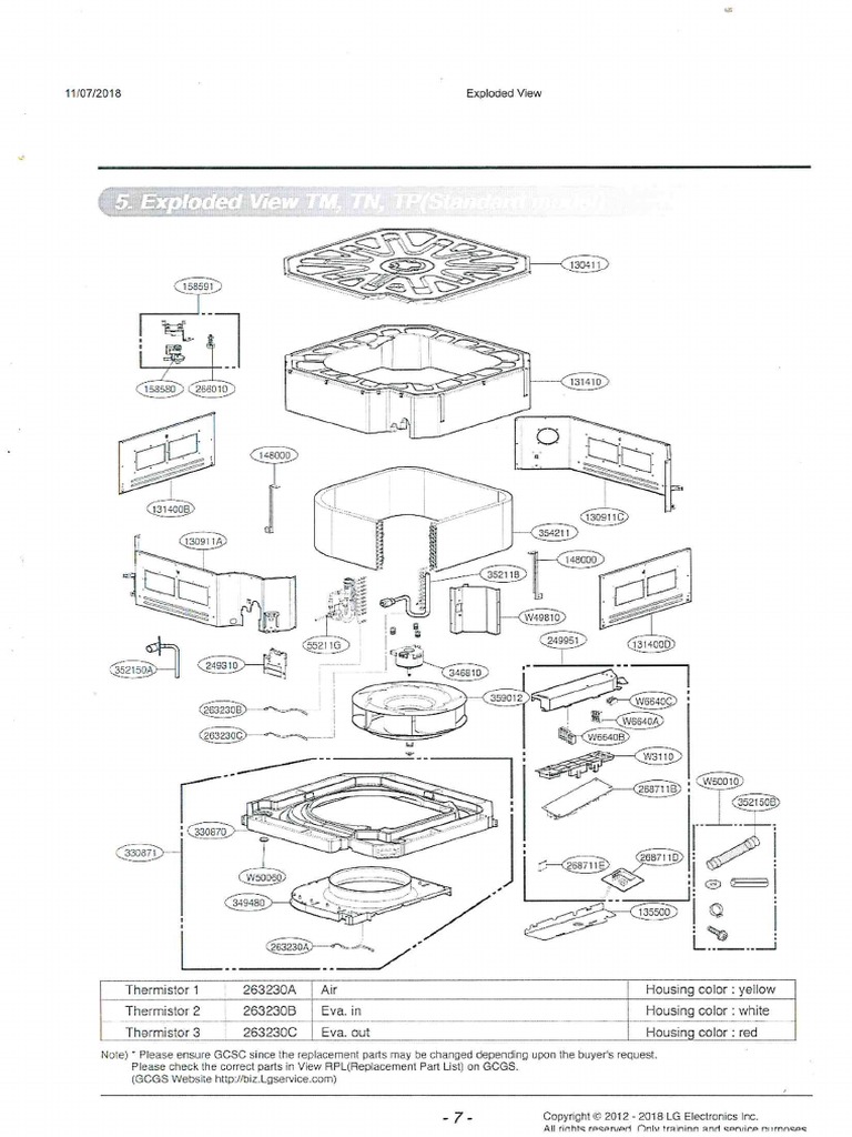 Vista Explodida VRF LG | PDF