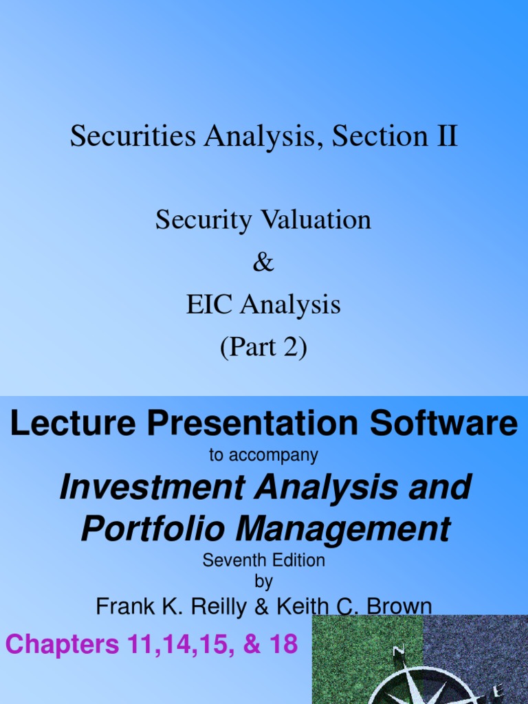 Securities Analysis, Section II: Security Valuation & EIC Analysis ...