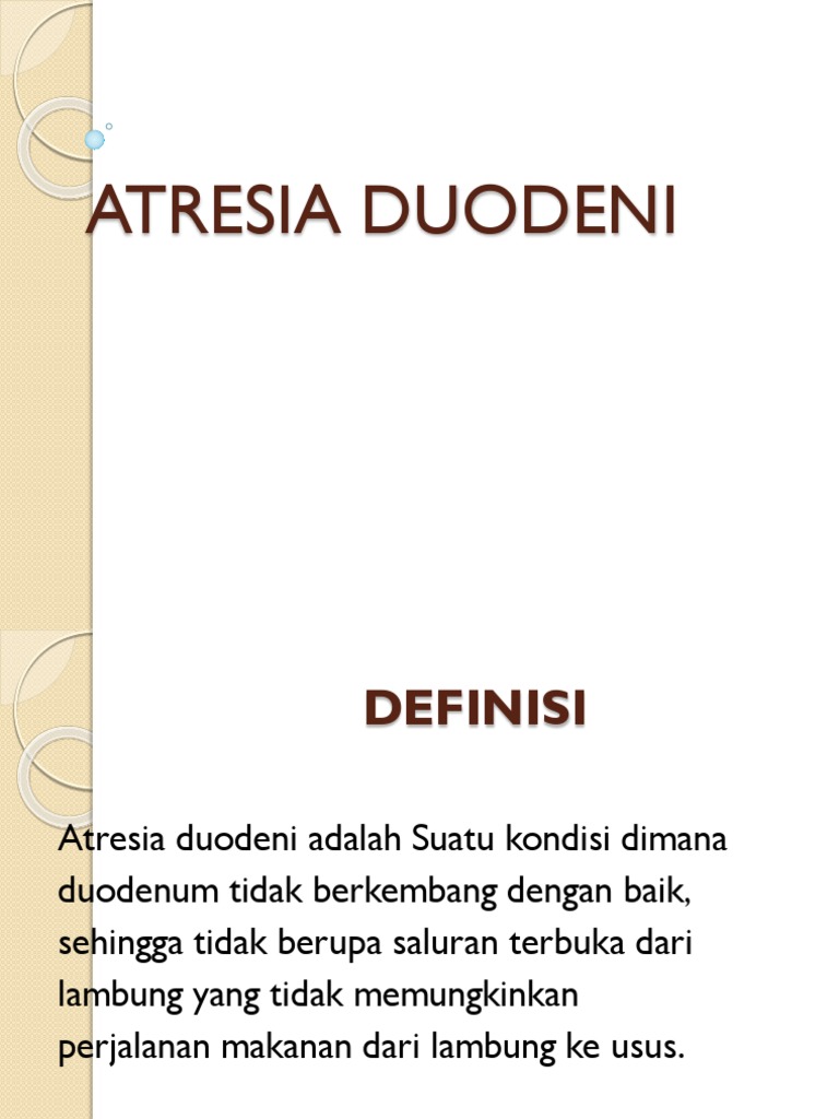 PPT Atresia Duodenum | PDF