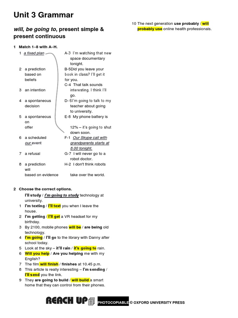 Grammar 1 Deures | PDF