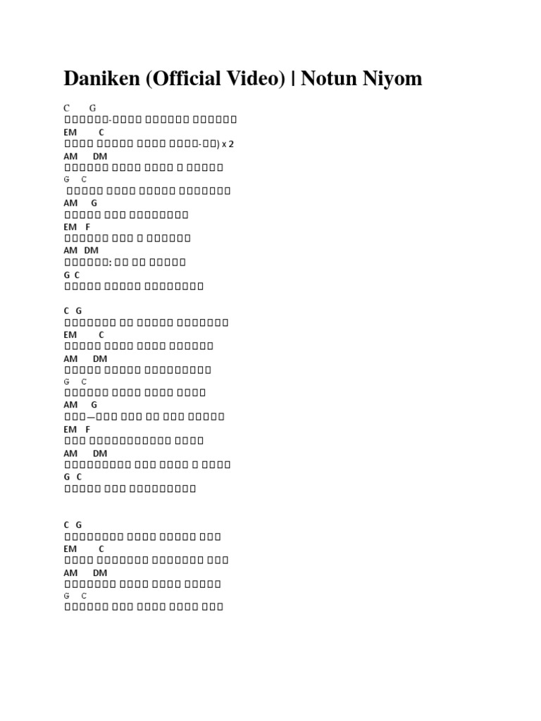 Daniken (Official Video) - Notun Niyom | PDF | Computers