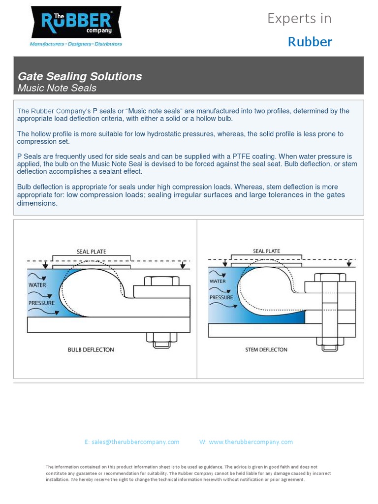 Gate Sealing Solutions | Download Free PDF | Adhesive | Friction